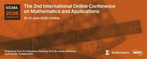 Iocma2026 Mdpiopenaccess Comscimathmdpi Mathematics Mdpi