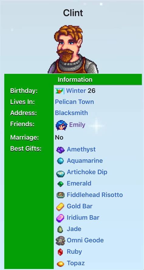 Pin By Rosie On Stardew Valley Stardew Valley Stardew Valley Tips Clint