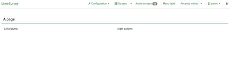 Add New Menu And View By A Plugin Limesurvey Manual
