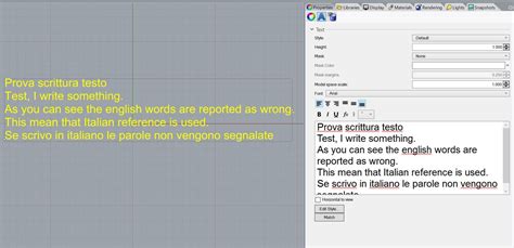 Bug Automatic Spell Checker In Text Properties Freeze Cpu Rhino For