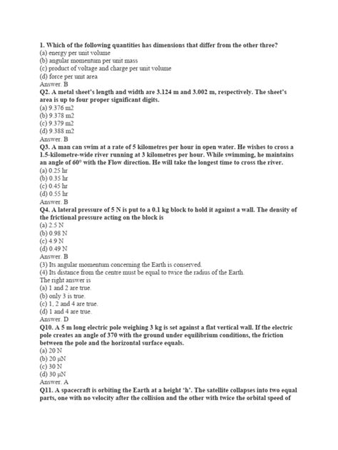 Hc Verma Questions Pdf