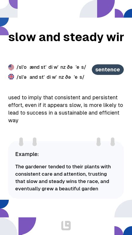 Definition Meaning Of Slow And Steady Wins The Race LanGeek
