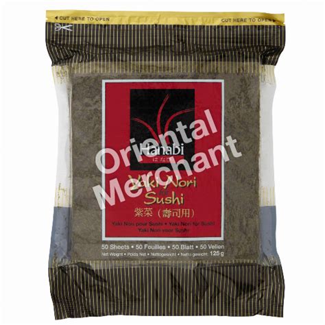 Hanabi Yaki Nori For Sushi 50 Sheets 125g