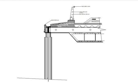 Roofing Section And Column Detail D View CAD Construction Block Layout File In Dwg Format