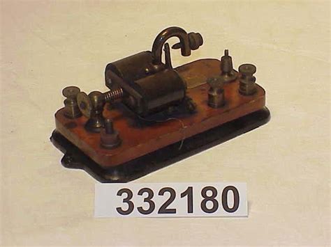 Single Current Telegraph Relay Smithsonian Institution