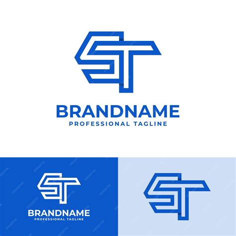 Premium Vector Modern Initials St Logo Suitable For Business With St Or Ts Initials