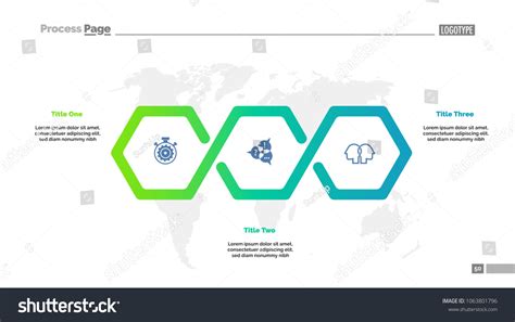 Three Steps Workflow Process Chart Template Stock Vector Royalty Free Shutterstock