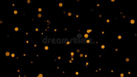 Loop Motion Glow Orange Bokeh Particles Flow Up Stock Footage Video Of Bubbles Sparkle 273535760
