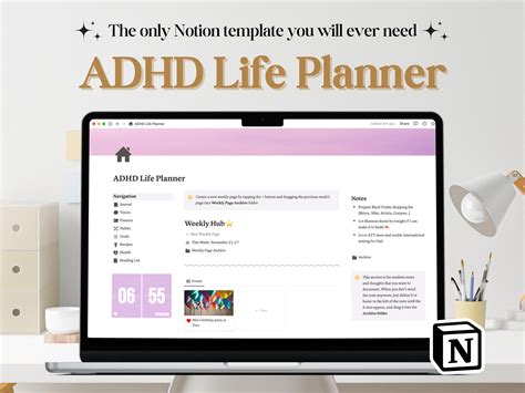Adhd Notion Template Free Web The Adhd Focus Planner Is A Notion Template Backed By Science