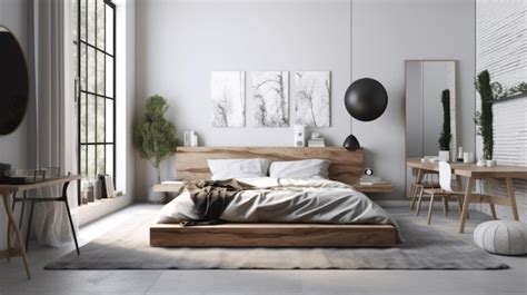 Premium Photo Bedroom Decor Home Interior Design Minimalist