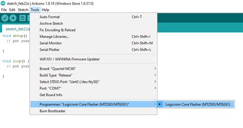 Mt2503mt6261 Core Re Flashing — Logicrom Opencpu Sdk Documentation