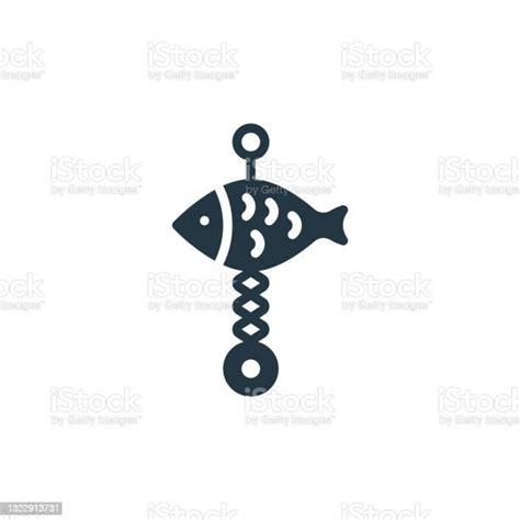 물고기 아이콘 웹 사이트 디자인 및 모바일 앱 개발 인쇄를위한 글리프 물고기 아이콘 흰색 배경에 고립 된 중국 새해 컬렉션에서