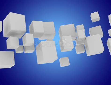 3d Abstract Cubes Background 3d Illustration Stock Illustration Illustration Of Render