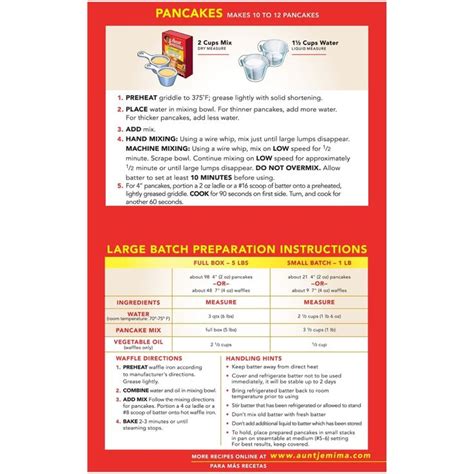 Aunt Jemima Complete Waffle Mix Directions Clorinda Crowe