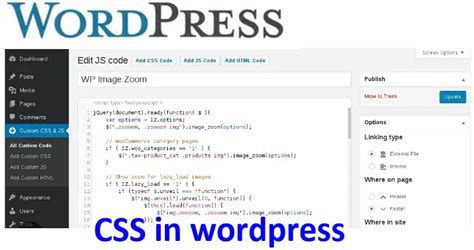 Styling Wordpress Menus With Css
