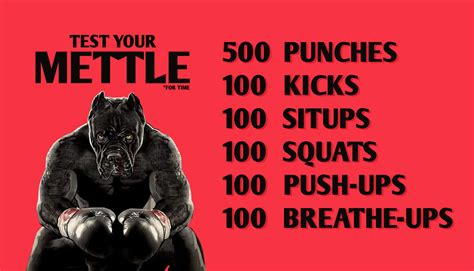 Rise To The Challenge With Test Your Mettle Workout
