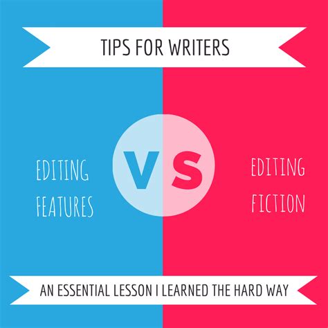 The Difference Between Editing Features And Editing Fiction