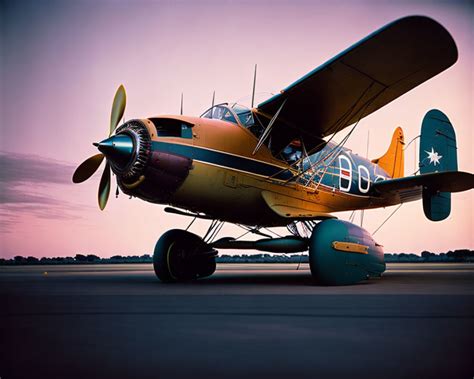 Ai Generated Antiqueairplanekodachromecolor Photos And Artwork Deep