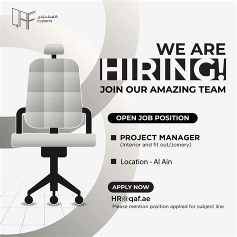 Ghani Akbar On Linkedin Hiring Openposition Recruitment Projectmanager Uaevacancies Fitout