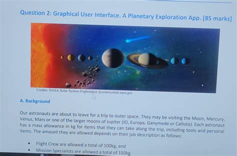 Solved Question 2 Graphical User In