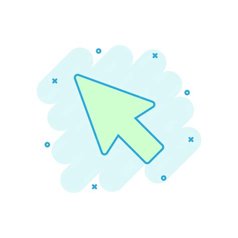Premium Vector Computer Mouse Cursor Icon In Comic Style Arrow Cursor