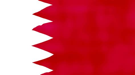 Bahrain Flag Waving Cloth Perfect Looping Full Screen Animation 4k