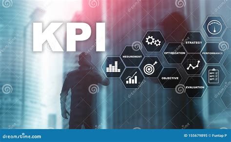Kpi Key Performance Indicator Business And Technology Concept Multiple Exposure Mixed Media
