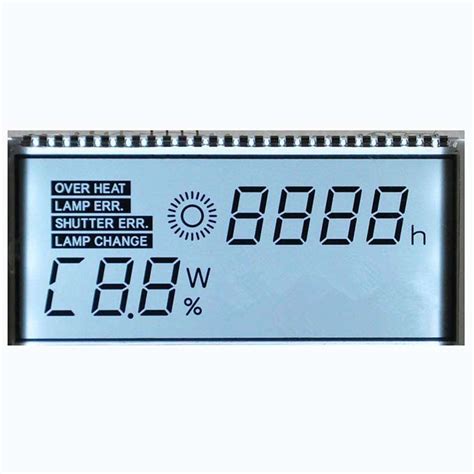 Segment LCD Panel For Current Measurement Meter Segment LCD Panel For Current Measurement