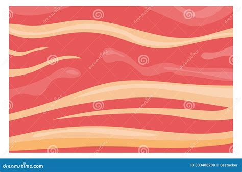 Pork Meat Texture Smoked Bbq Steak Pattern Royalty Free Illustration