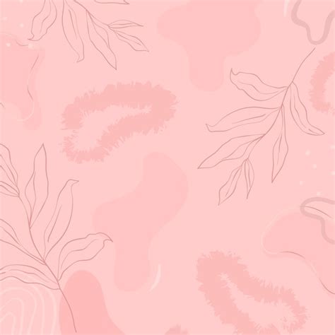 Free Vector Pink Botanical Patterned Background