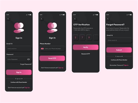Authentication App Ui By Navita On Dribbble Authentication App Ui By Navita On Dribbble