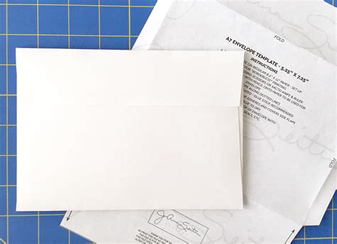 Envelope Template A Size Simple Envelope Pattern JoAnna Seiter
