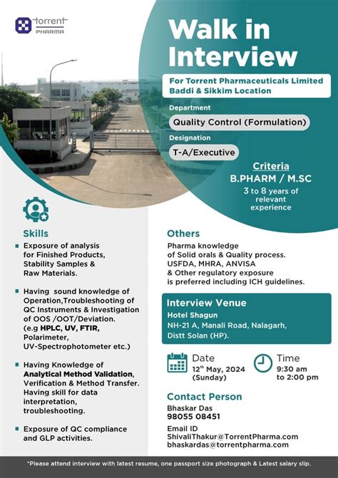 Anita Rai On Linkedin Hiring Alert For Baddi And Sikkim Location