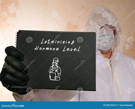 Healthcare Concept About Luteinizing Hormone Level With Sign On The Sheet Stock Image Image Of