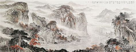 清雅大气山水画叶大隐老师作品 值得收藏 知乎