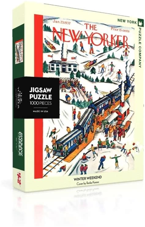 Winter Weekend New York Puzzle Company 1000 Pieces Jigsawp