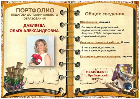 Портфолио Учителя Начальных Классов Шаблон Лучшая Фото Подборка