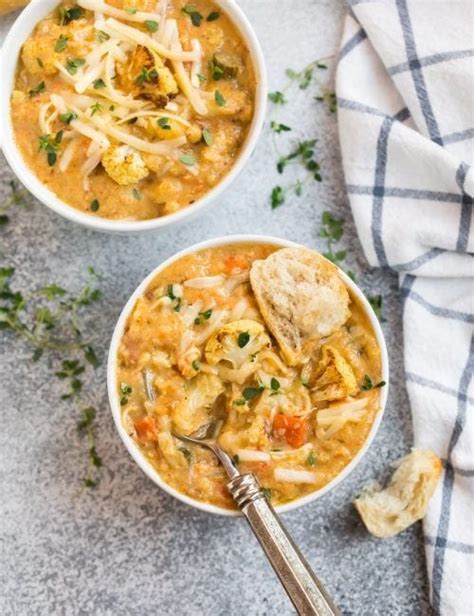 Cauliflower Chowder Creamy And Low Carb Recipe