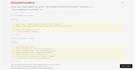react dimsum example forked codesandbox