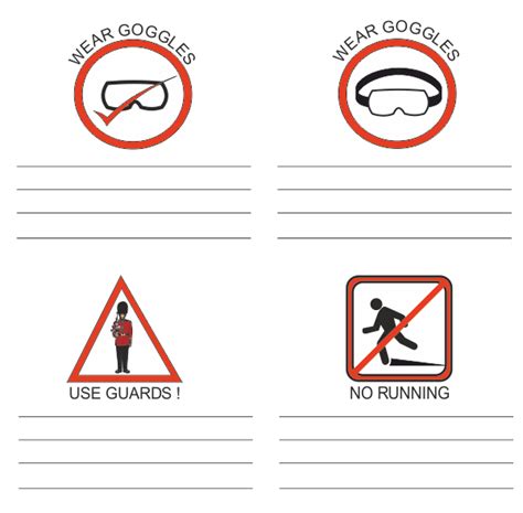 Workshop Safety Symbols Atelier Yuwa Ciao Jp