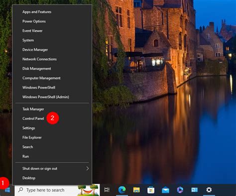 How To Open Control Panel In Windows 10
