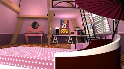 Artstation Miraculous Ladybug Marinettes Room James Owen
