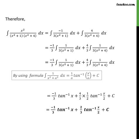 Example 14 Find Integral X2 X2 1 X2 4 Dx Examples