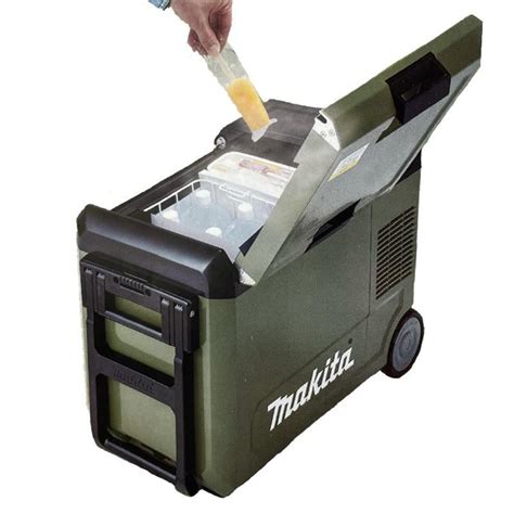 マキタ Cw004gzo 充電式保冷温庫車載用ポータブル冷蔵庫 18v 40v対応 オリーブ ※本体のみ・バッテリ・充電器別売