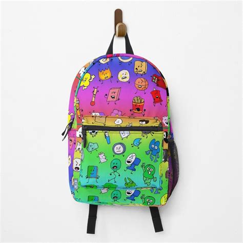 Bfdi All Characters Rainbow Backpack One Size Sold By Aileen Antelope Sku 1396943252