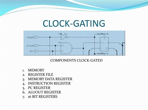 ppt processor power saving ~clock gating~ powerpoint presentation