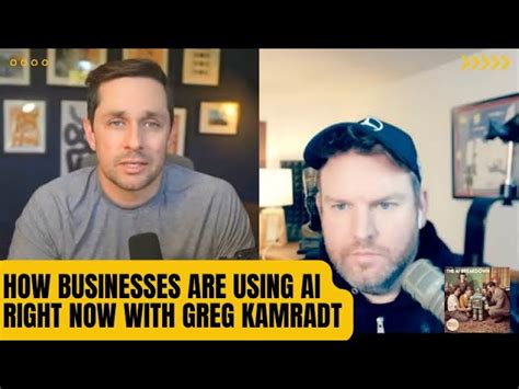 How Businesses Are Using Ai Right Now With Greg Kamradt Chatgpt News And More