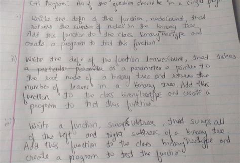 solved write the defn of the function nodecount that