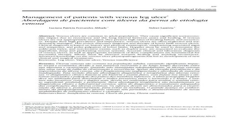 Pdf Management Of Patients With Venous Leg Ulcer Abordagem De · Lipodermatosclerosis Also
