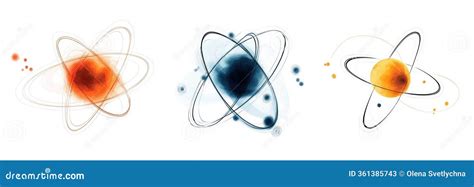 Atomic Models Atomic Models History Infographic Diagram Royalty Free